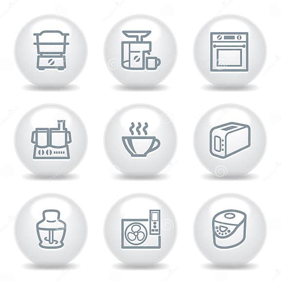 Gray icons set 17 stock vector. Illustration of icons - 11117031