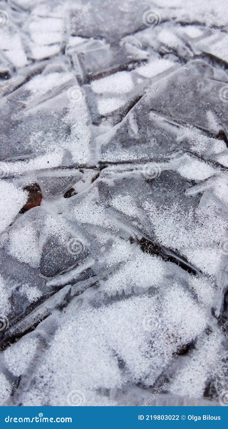 Gray Icy Crust with White Snow Texture. Stock Photo - Image of soil ...