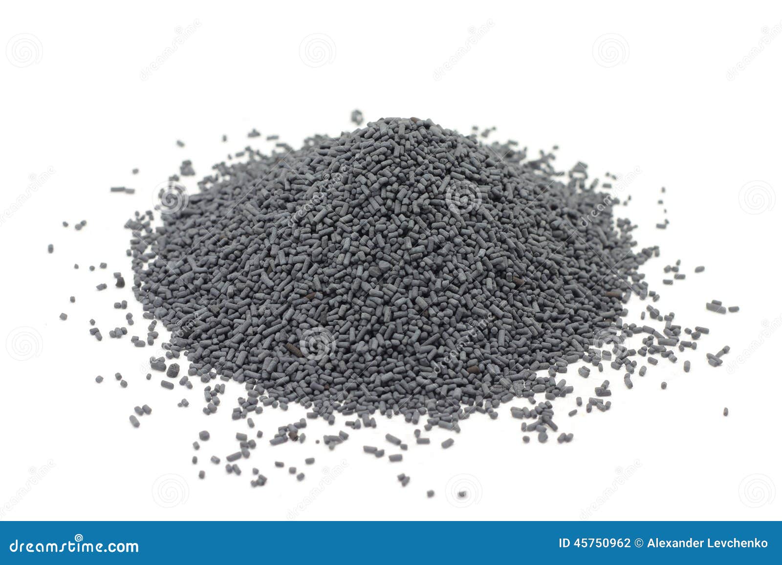 Gray Industrial Catalyst Pellets Stock Photo - Image of flue ...
