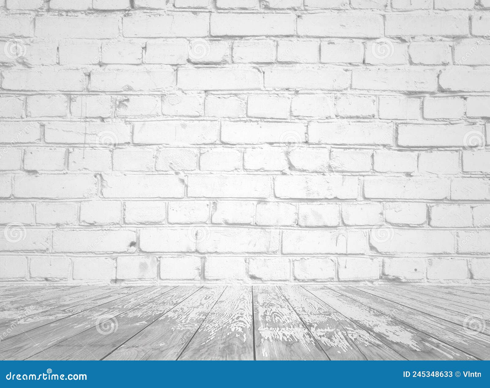 Gray Interior with Brick Wall Stock Image - Image of stones, room ...