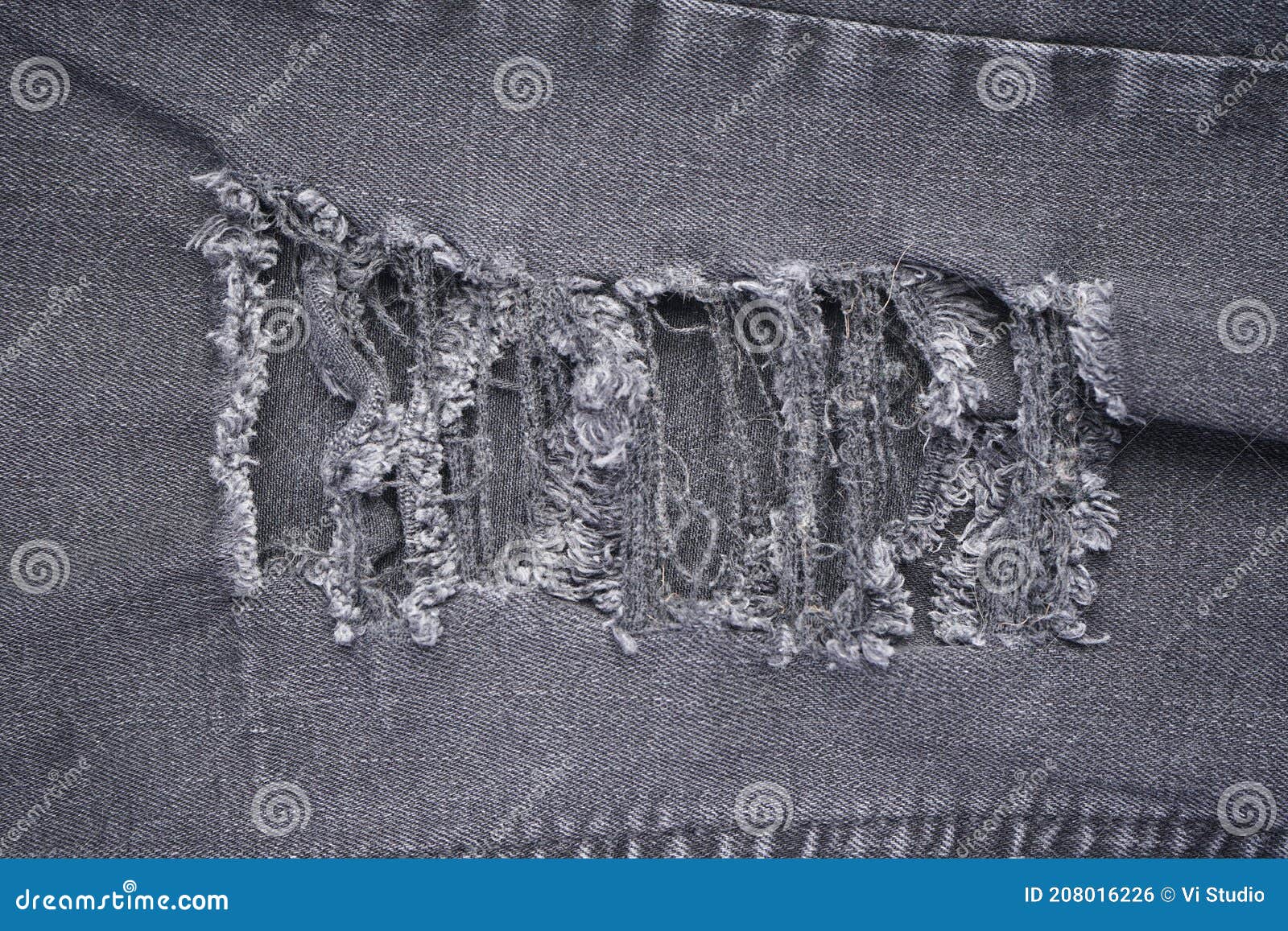Gray Jeans Ragged Clothing Texture Stock Photo - Image of backdrop ...