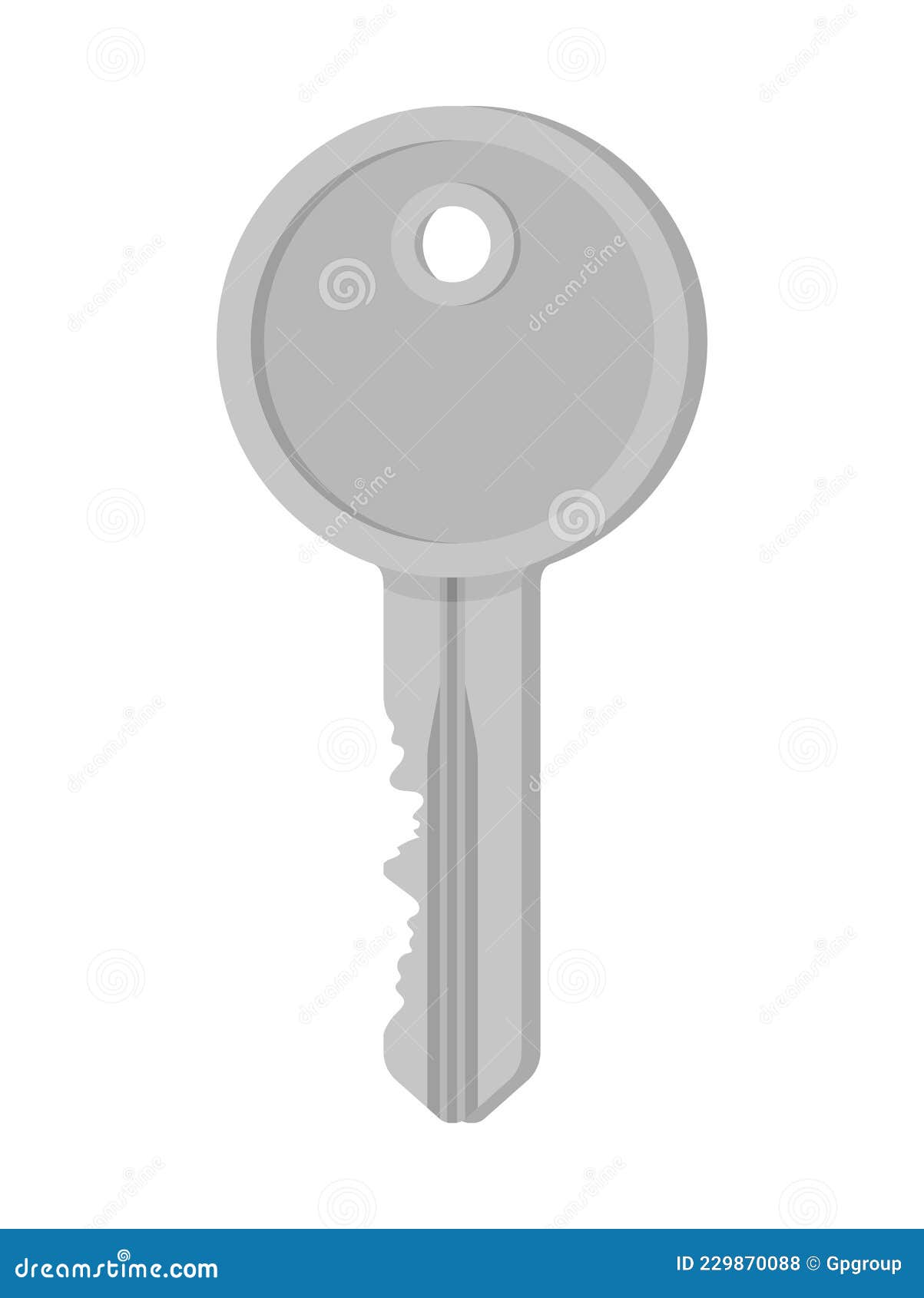 Gray key design stock vector. Illustration of enter - 229870088