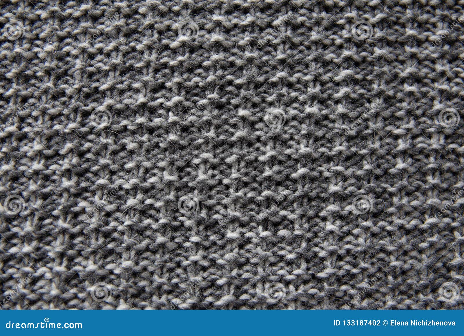 Gray Knitted Background Texture Pattern of Wool Stock Photo - Image of ...