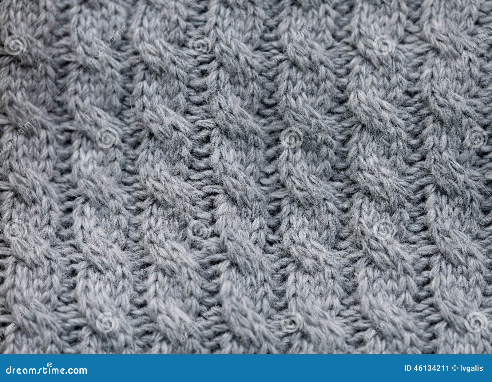 Gray knitted fabric stock image. Image of pattern, fabric - 46134211