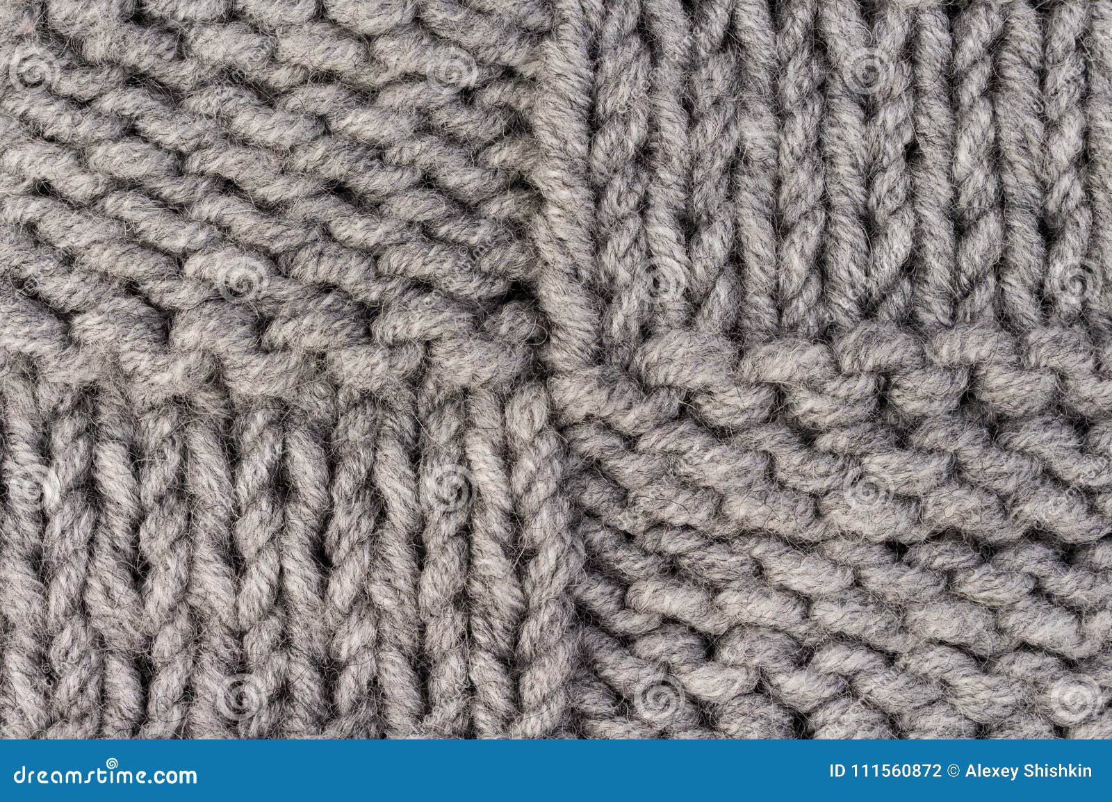 Knitting. Gray Knitted Pattern Background or Knit Fabric Texture ...