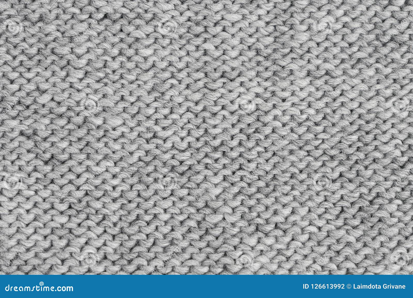 Gray Knitted Texture. Handmade Knitwear. Background Stock Photo - Image ...