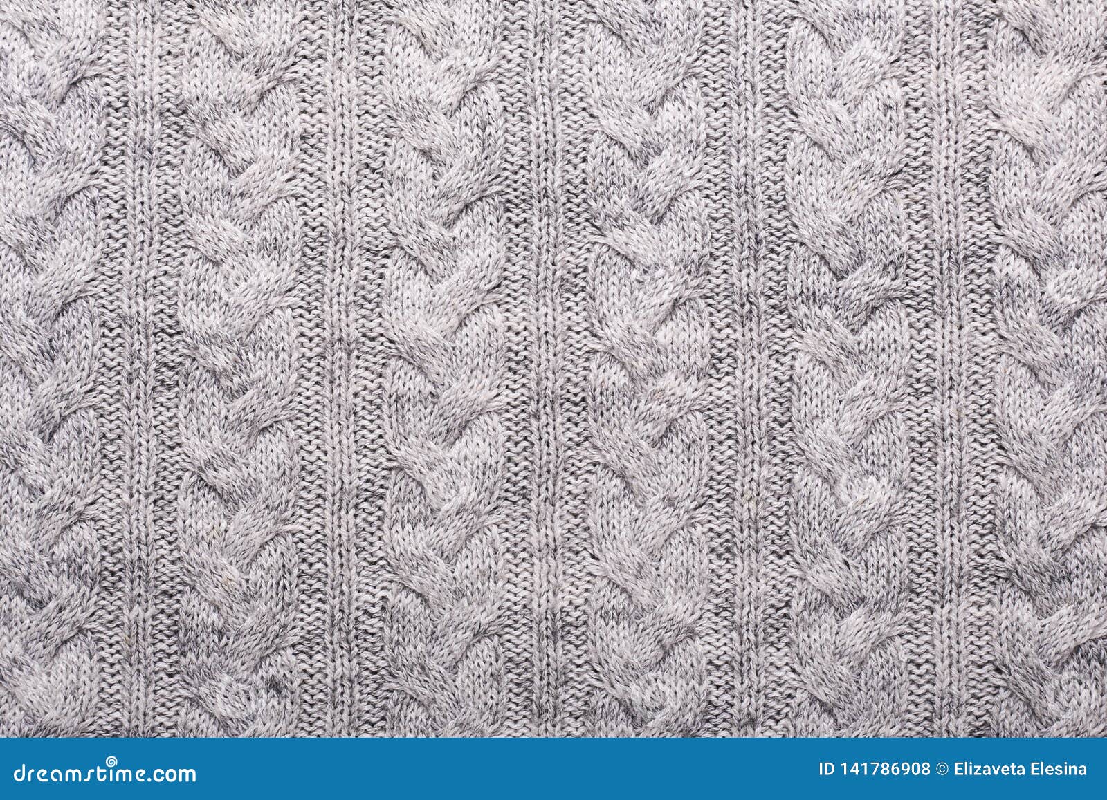 Gray and Lilac Knitting Wool Texture Background Crocheted Fabric ...