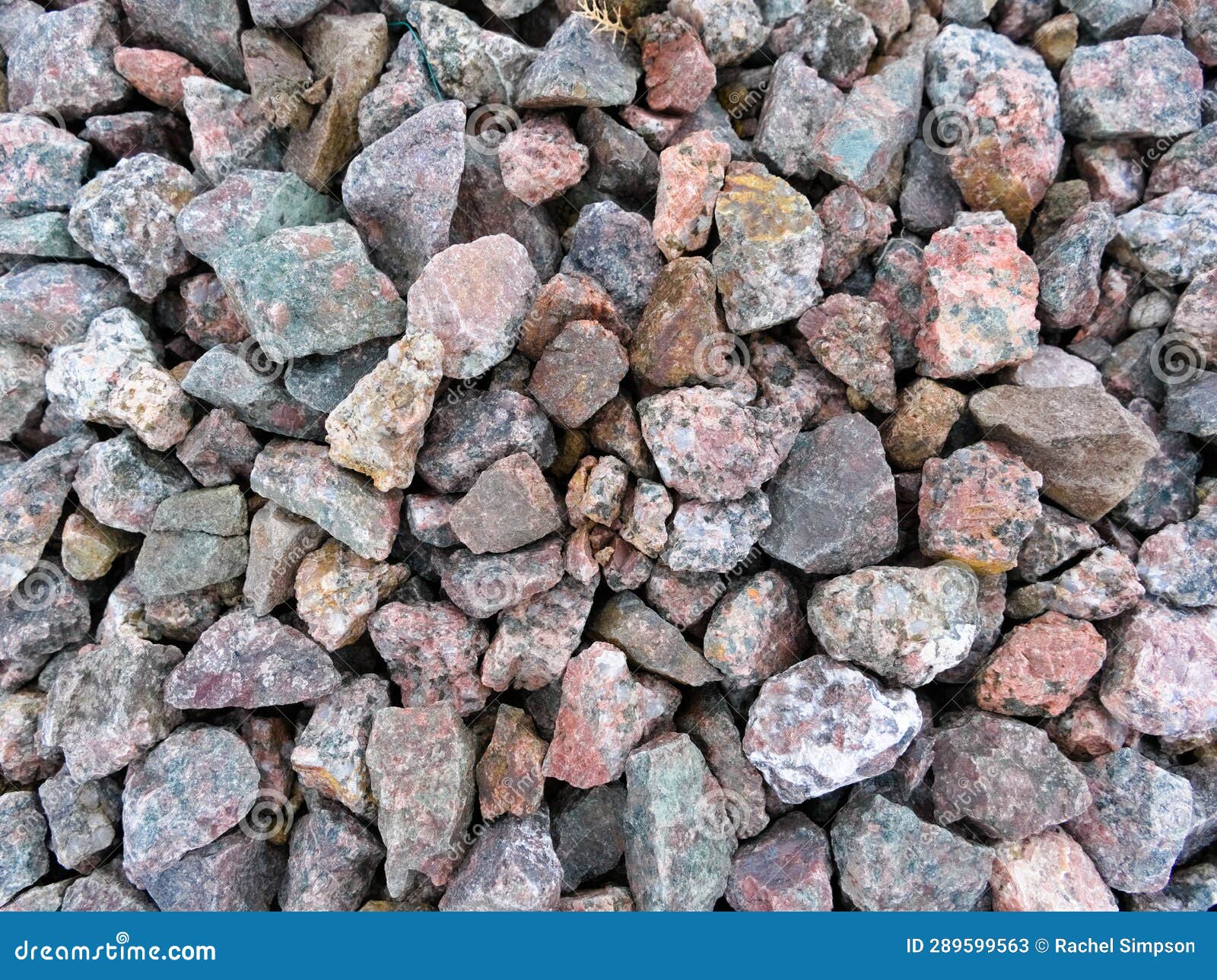 Gray Landscaping Rock Viewed Overhead Stock Image - Image of geology ...