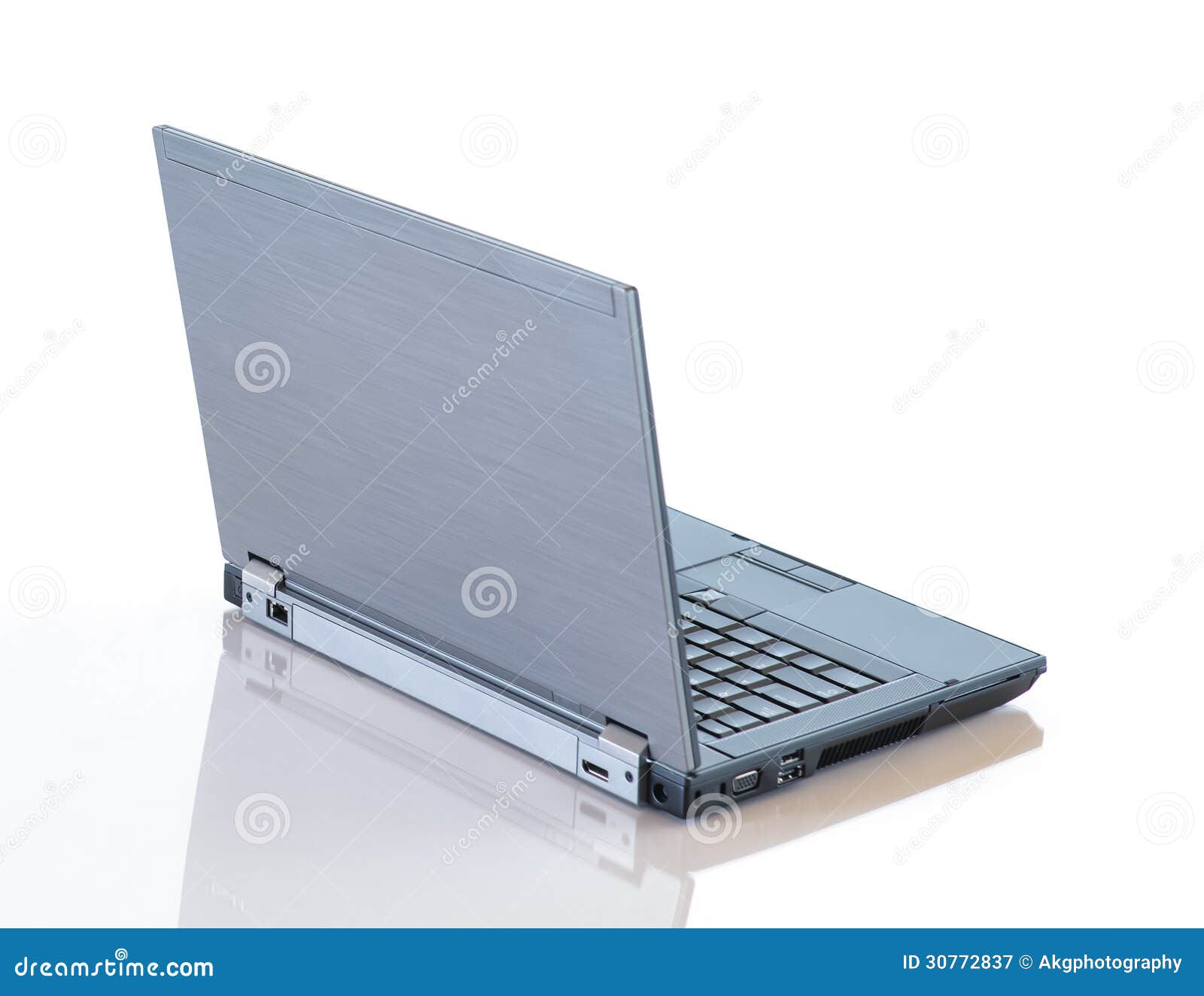 Gray Laptop stock image. Image of high, white, keyboard - 30772837