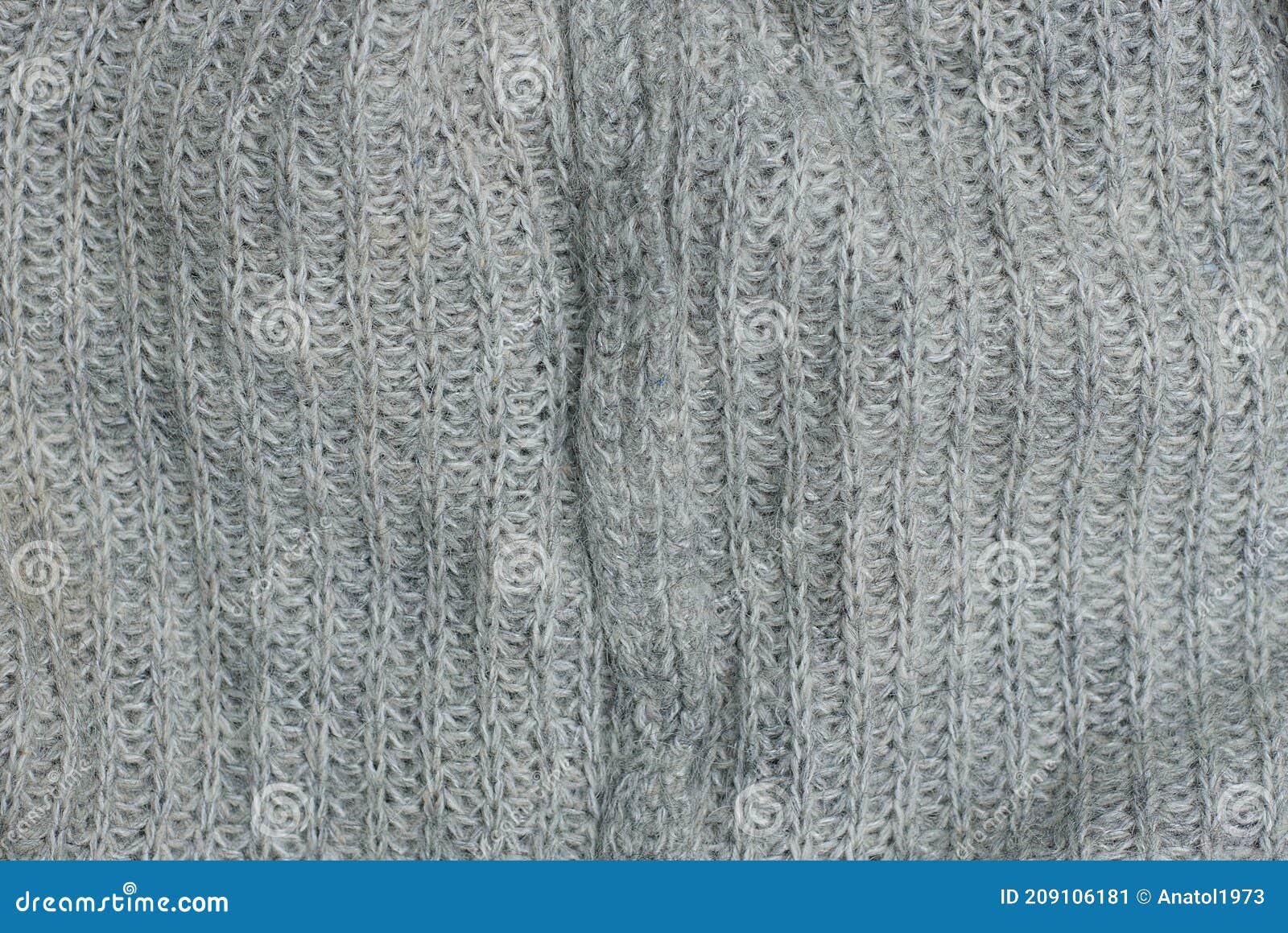 Gray Light Texture from a Fragment of an Old Wool Sweater Stock Image ...