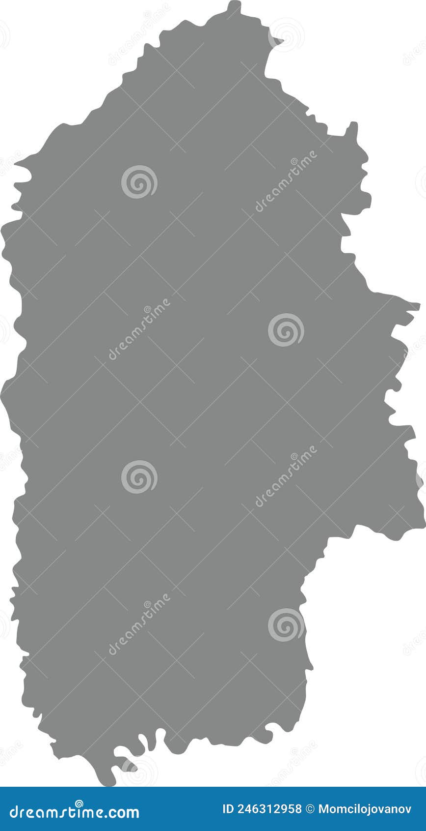 Gray Map of the KHMELNYTSKYI OBLAST, UKRAINE Stock Vector ...