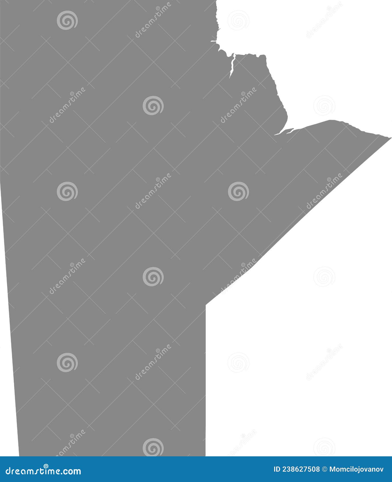Manitoba Map On Transparent Background. Province Of Manitoba Map With ...