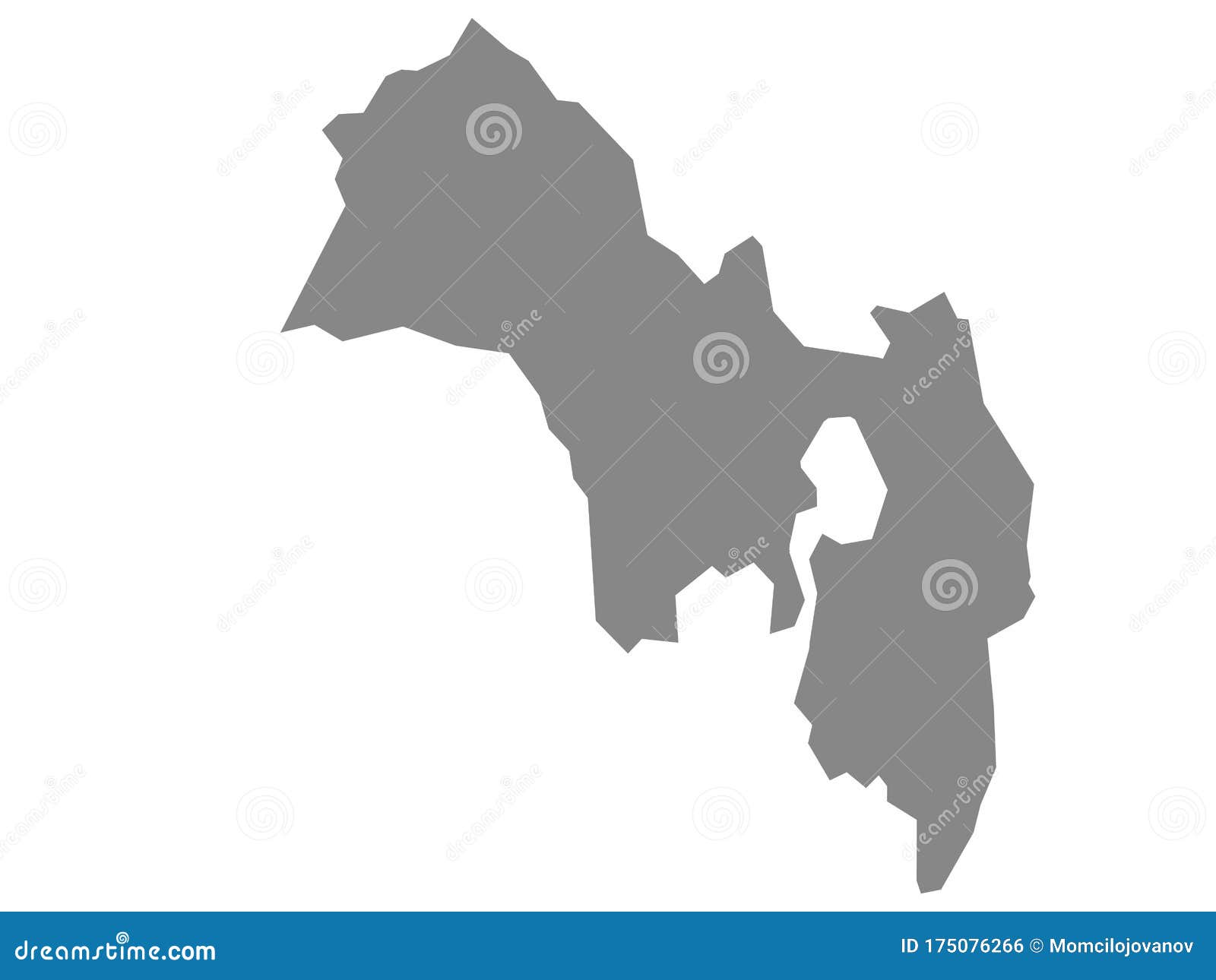 Map of Viken stock vector. Illustration of provinces - 175076266