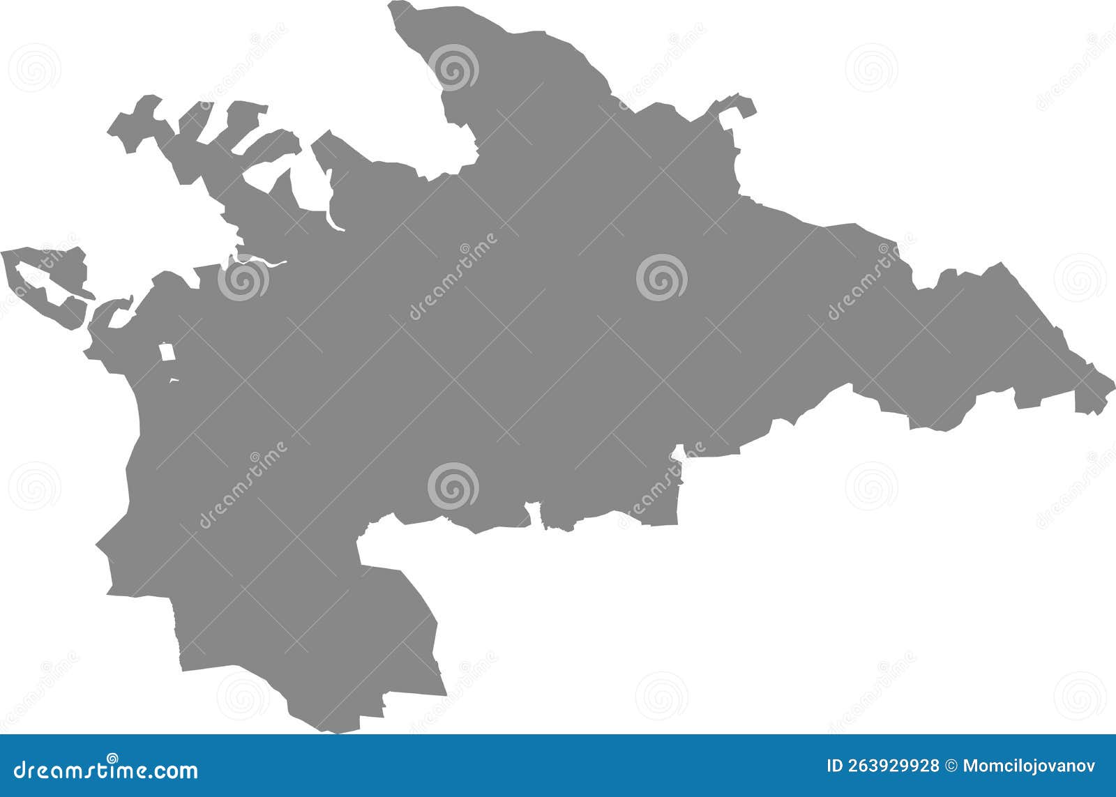 Gray Map of VILLINGEN-SCHWENNINGEN, GERMANY Stock Vector - Illustration ...