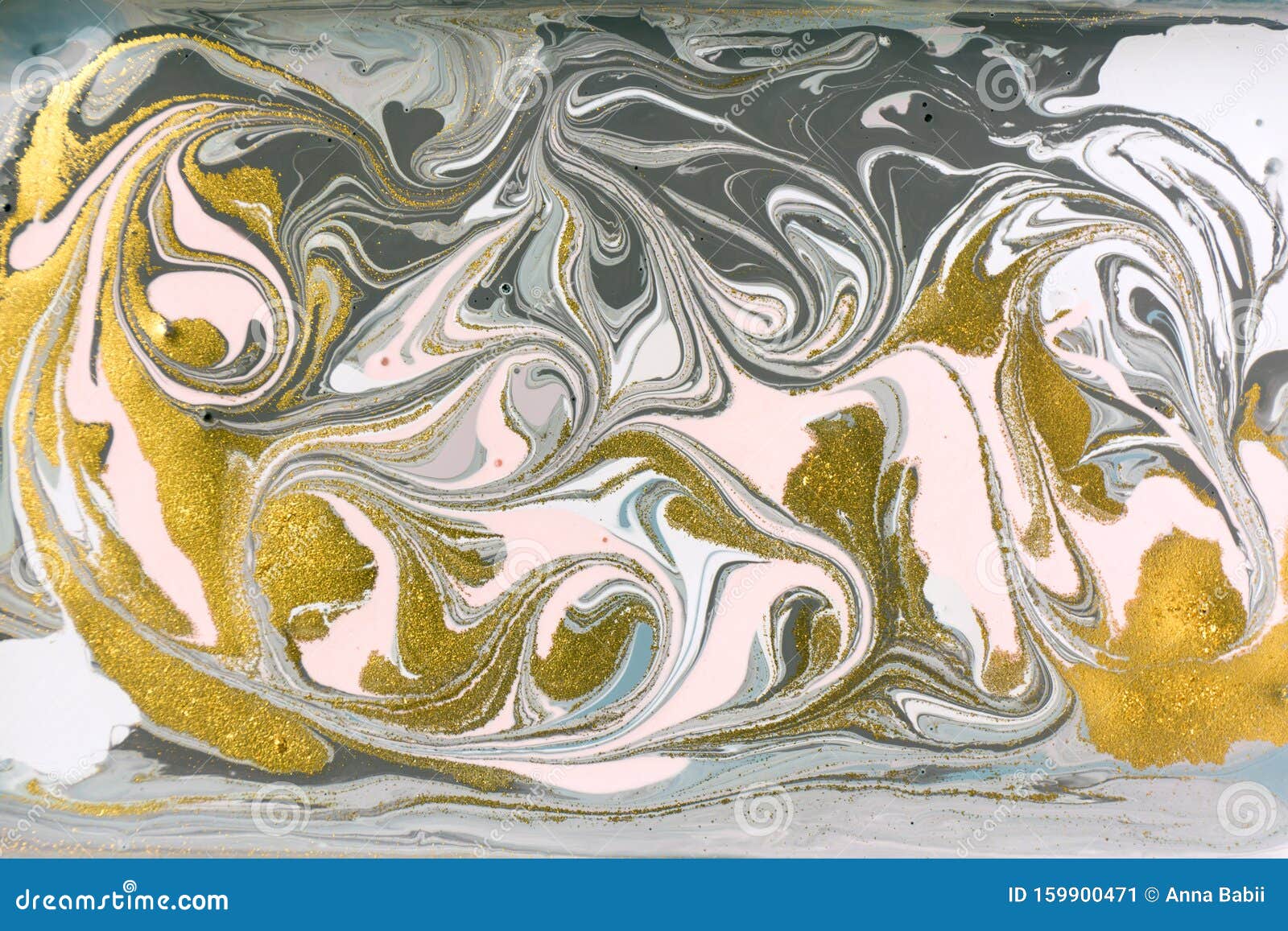 Gray Marble Pattern with Golden Glitter. Stone Ripple Texture. Stock ...