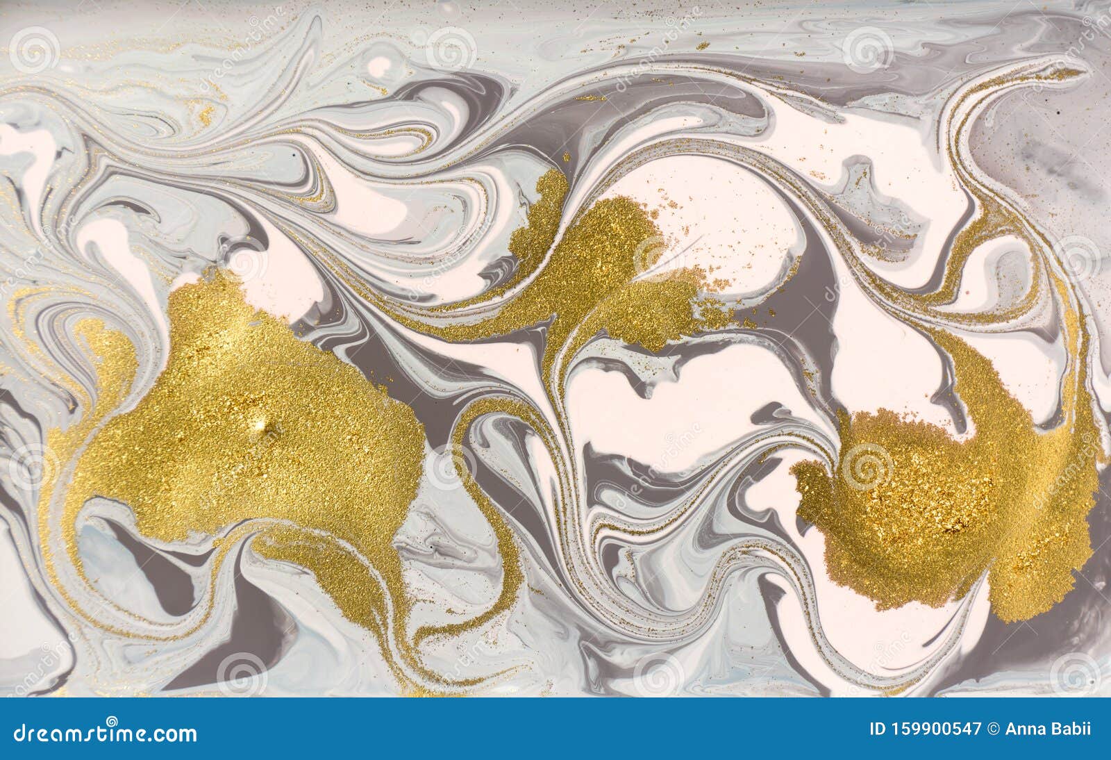 Gray Marble Pattern with Golden Glitter. Stone Ripple Texture. Stock ...