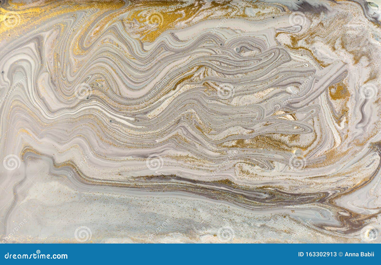 Gray Marble Pattern with Golden Glitter. Stone Ripple Texture. Stock ...