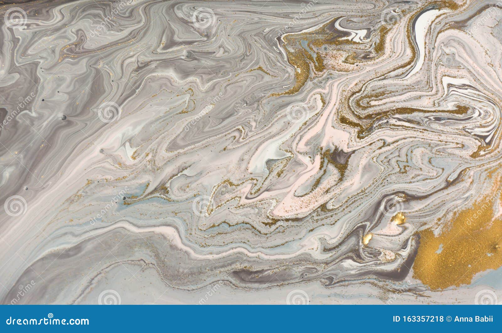 Gray Marble Pattern with Golden Glitter. Stone Ripple Texture. Stock ...