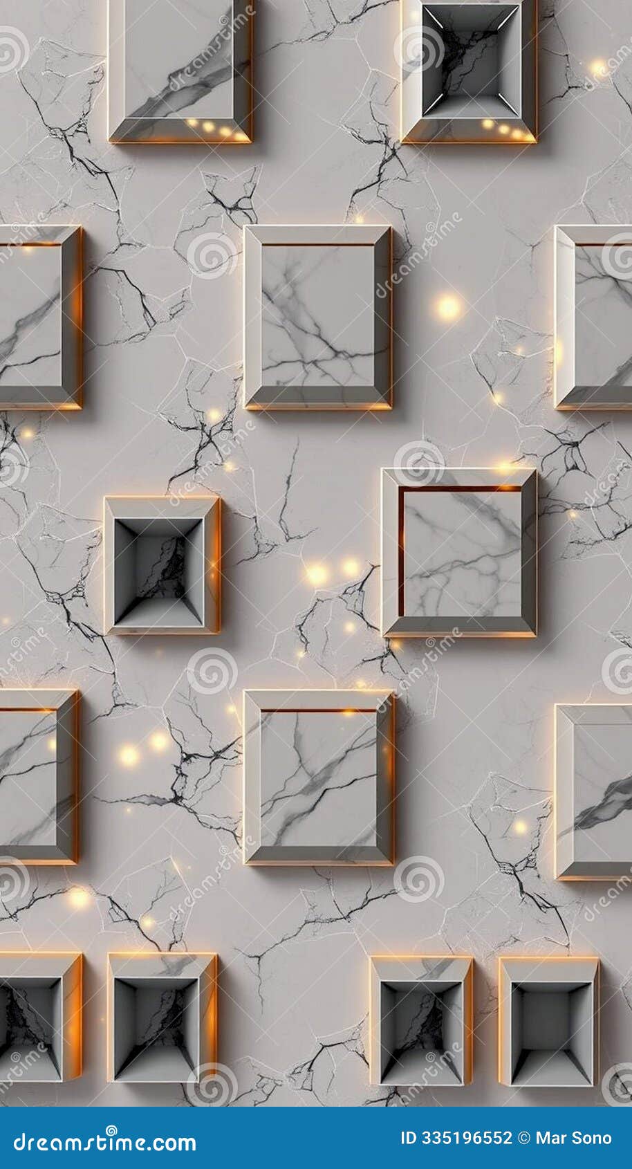 Gray Marble Squares with Red Glowing Outlines Stock Photo - Image of ...