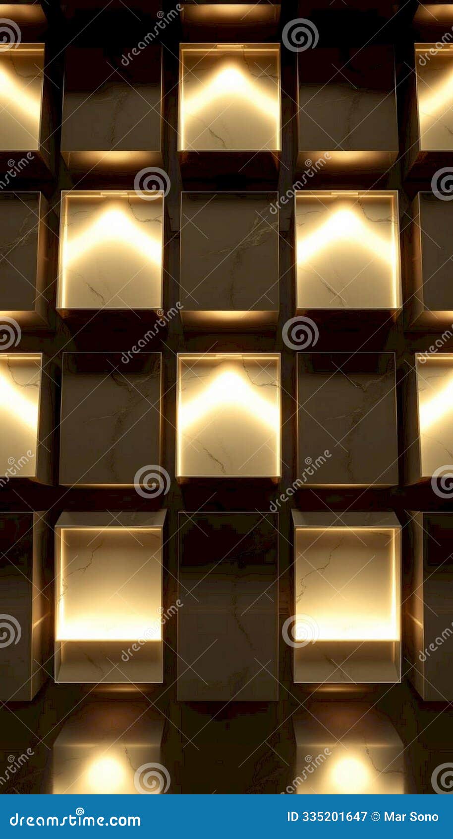 Gray Marble Squares with Red Glowing Outlines Stock Image - Image of ...