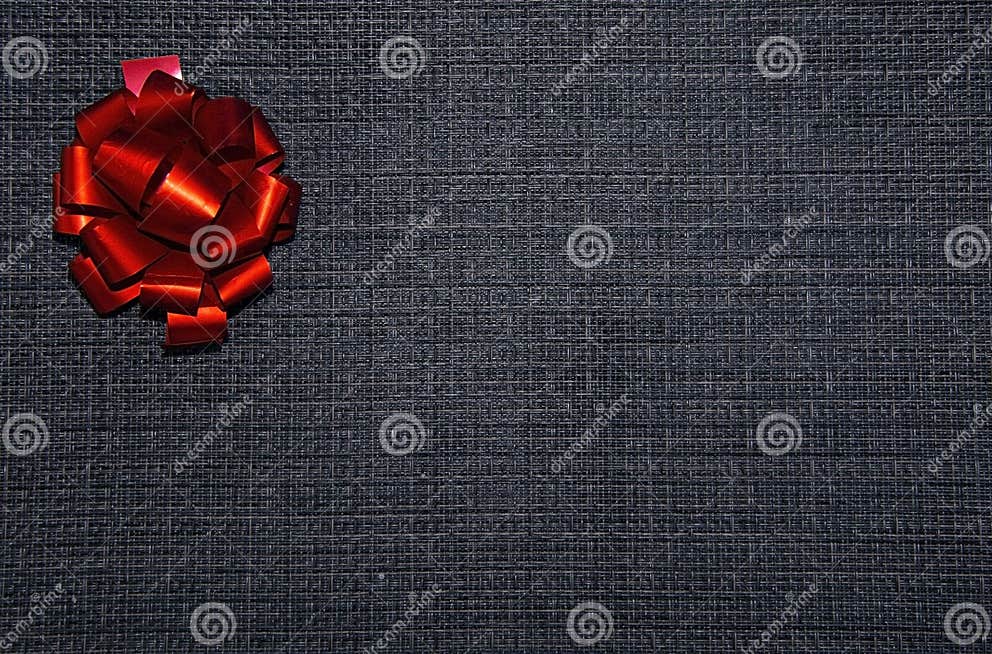 The Background is in a Grid with a Red Bow in the Corner. Stock Photo ...