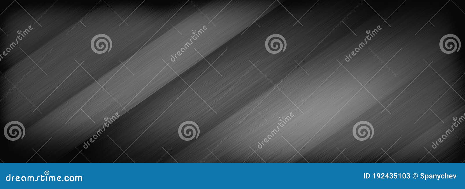 Gray Metal Dark Texture Background - Wide Banner Stock Illustration ...