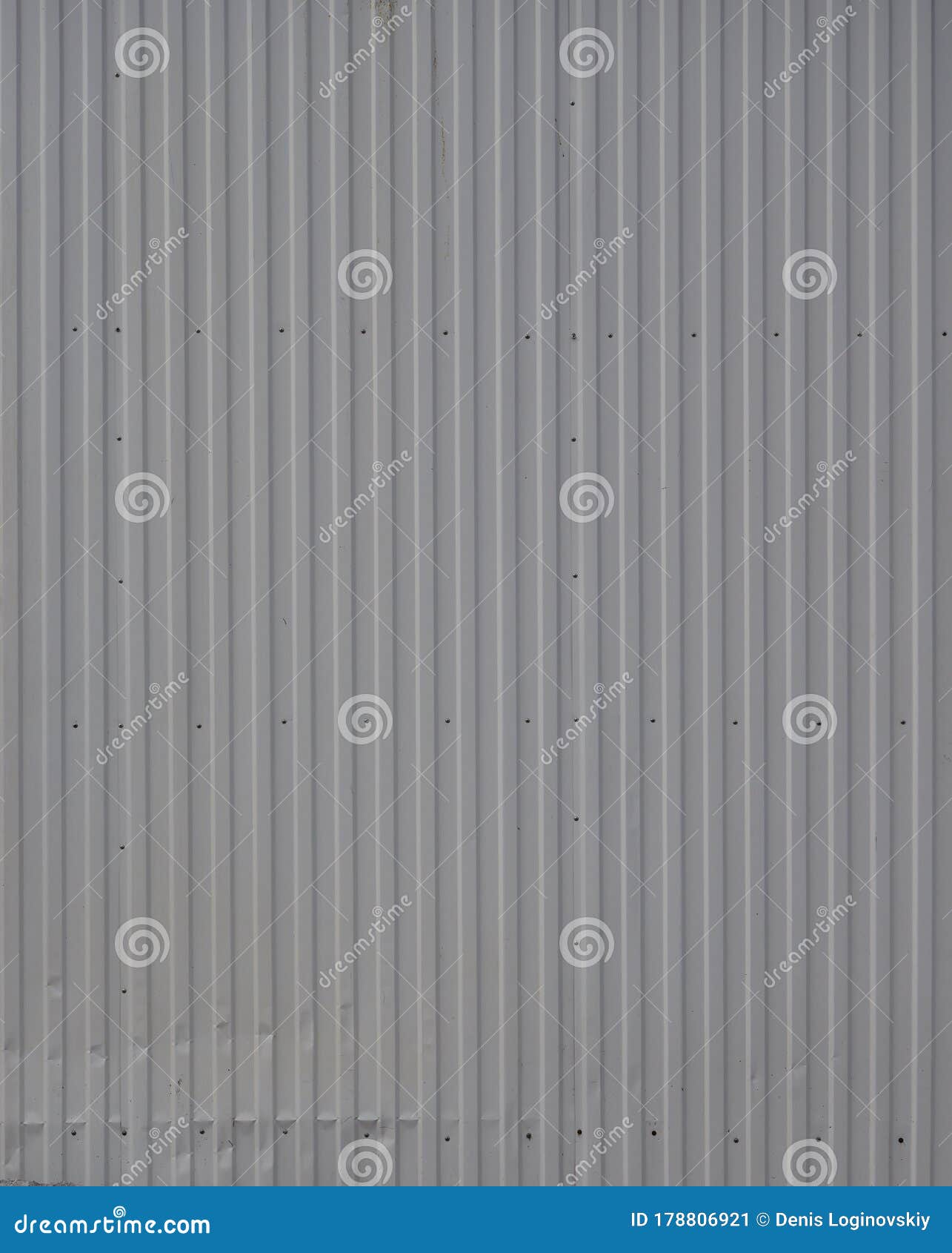 Gray Metal Decking. Sheets of Gray Corrugated Iron Stock Image - Image ...