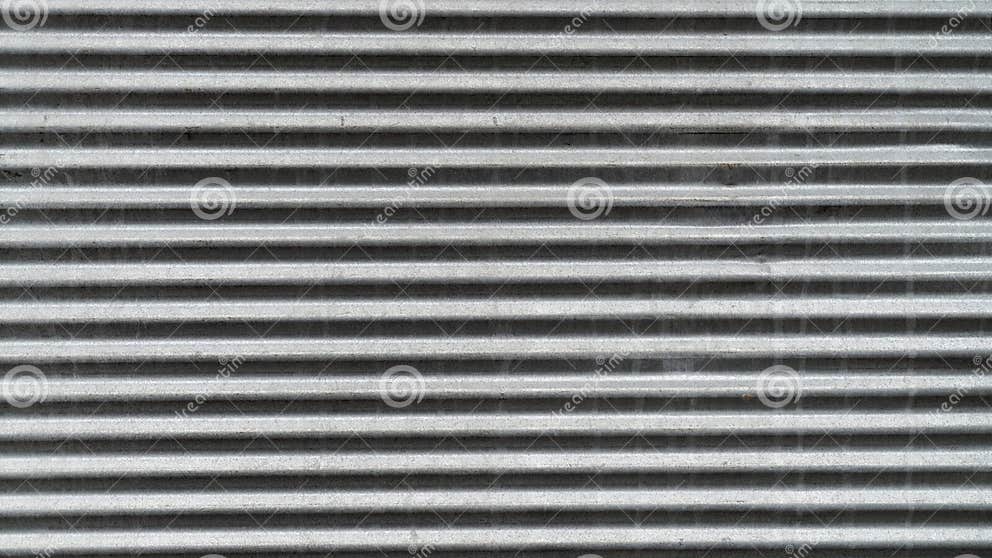 Gray Metal Shutters with Real Galvanized Sheet Metal Texture Stock ...