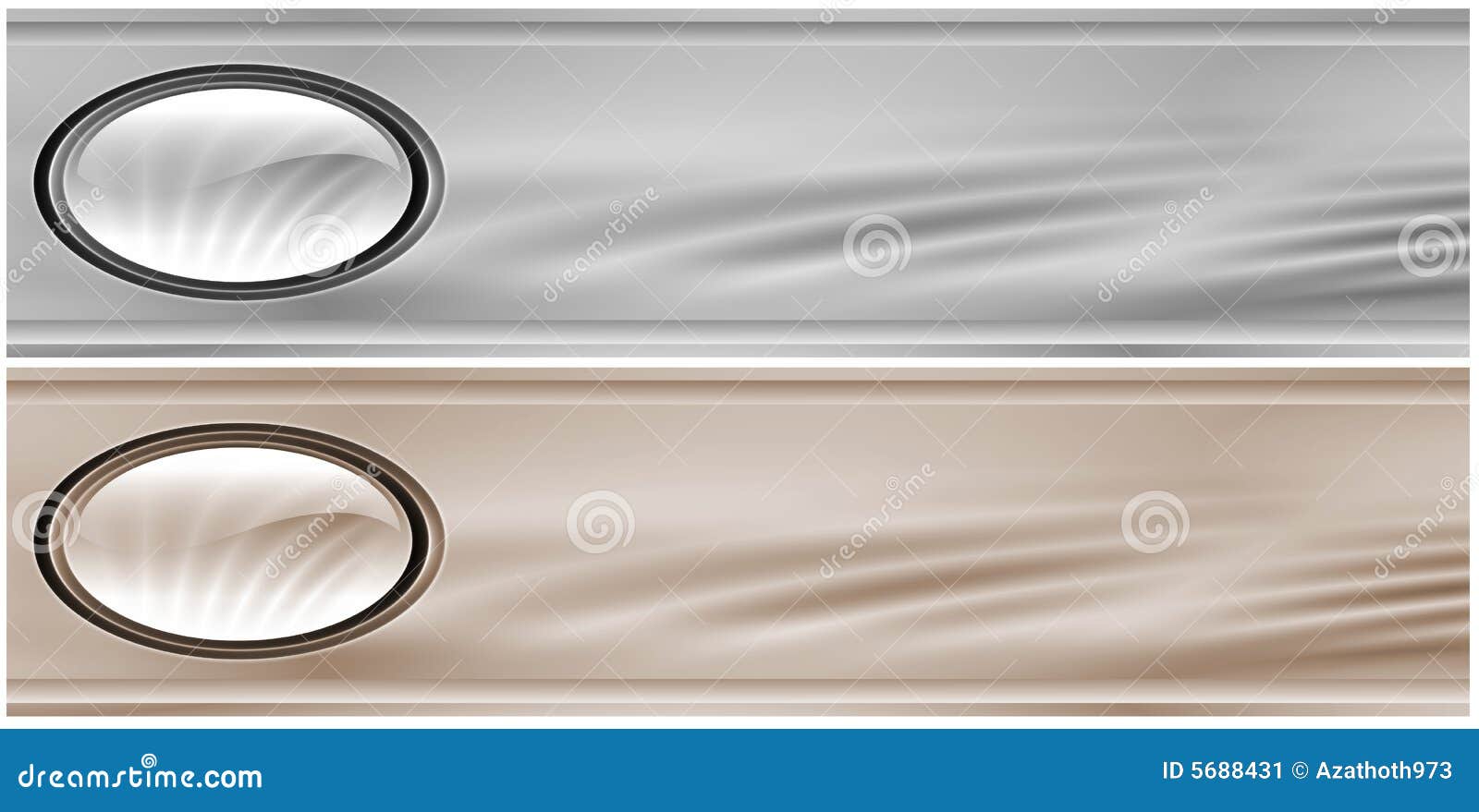 Gray Metallic Headers stock illustration. Illustration of grayish - 5688431