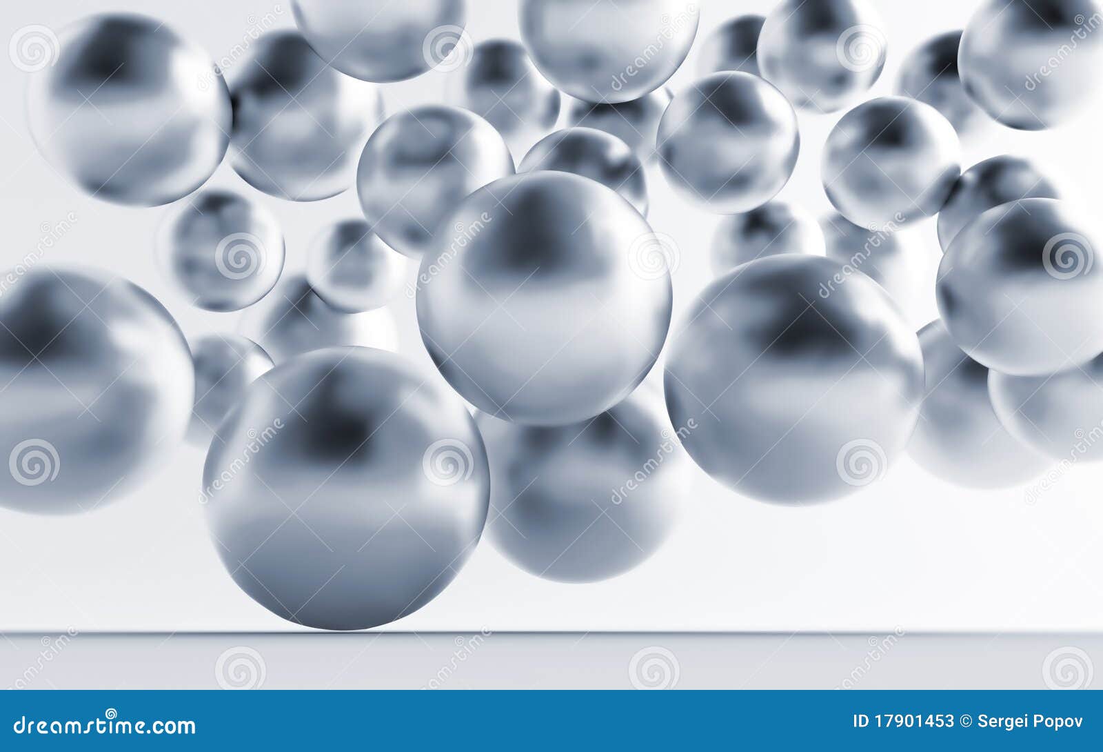 Gray metallic spheres stock illustration. Illustration of graphic ...