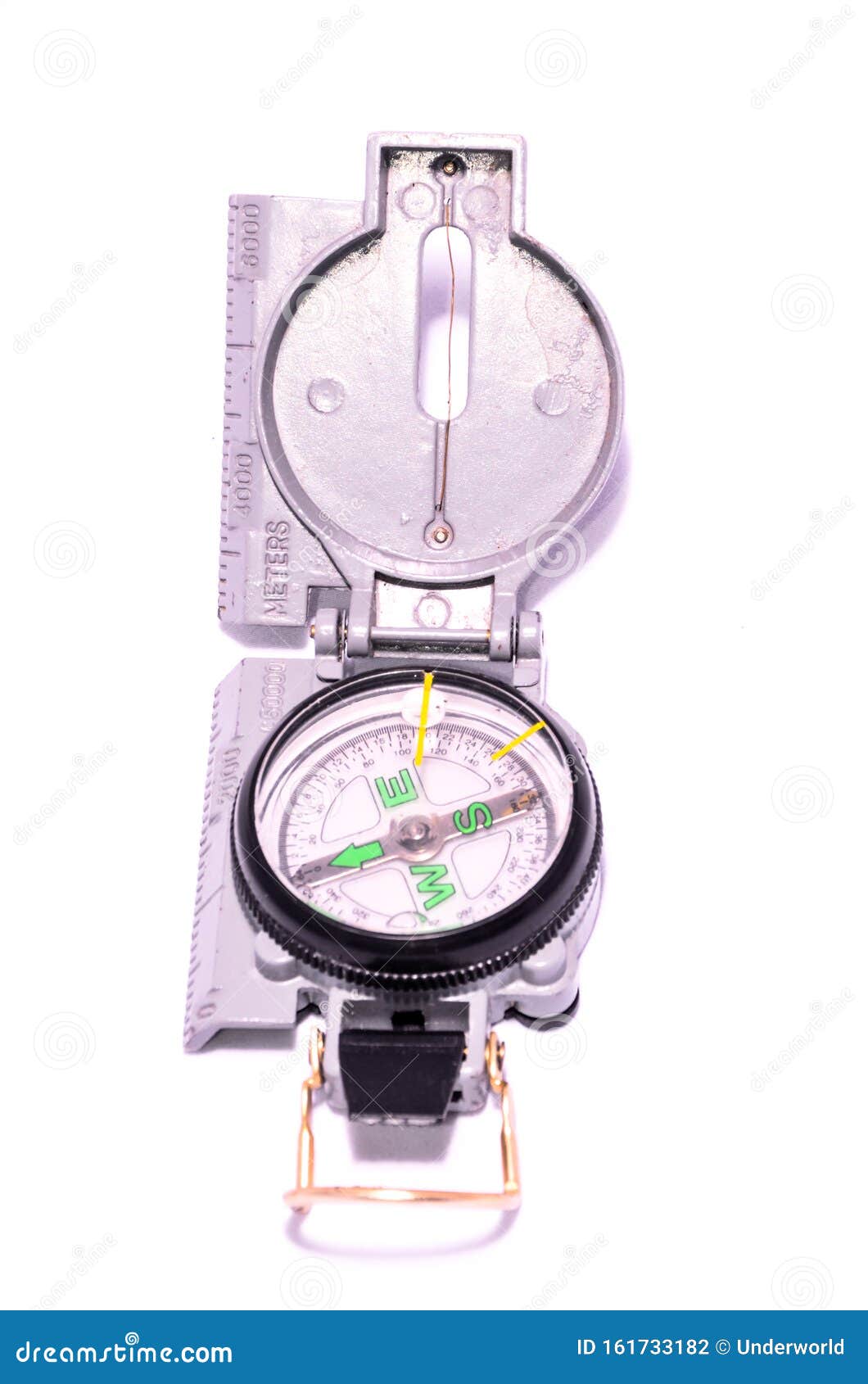 Gray Military Vintage Compass Stock Photo - Image of longitude ...
