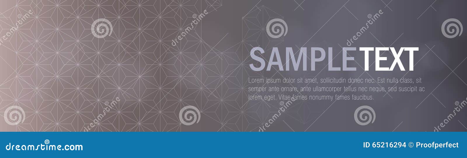 Gray Modern Geometric Header Stock Vector - Illustration of nice ...