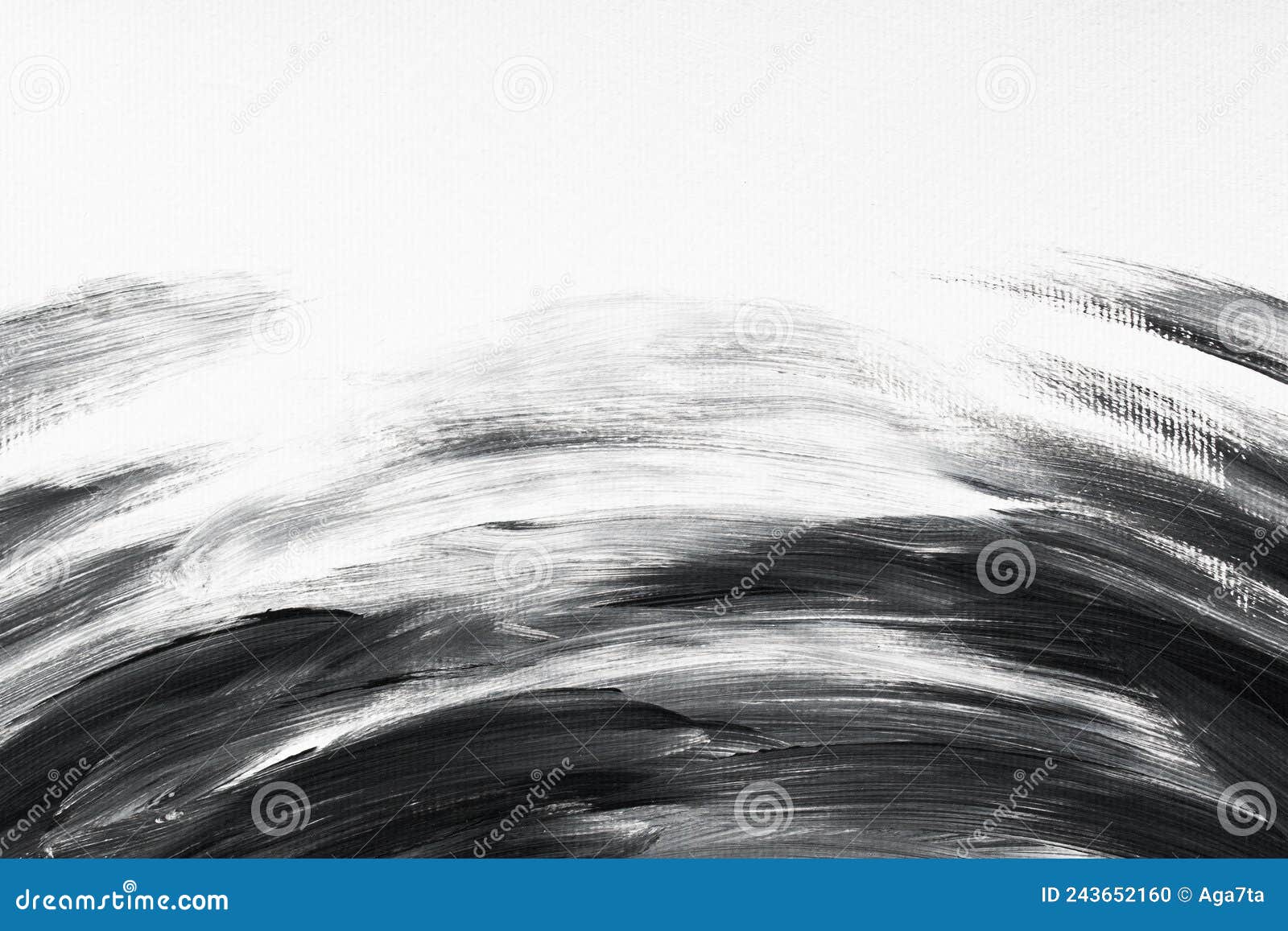 Gray Monochrome Painted Bacground Texture Stock Photo - Image of craft ...