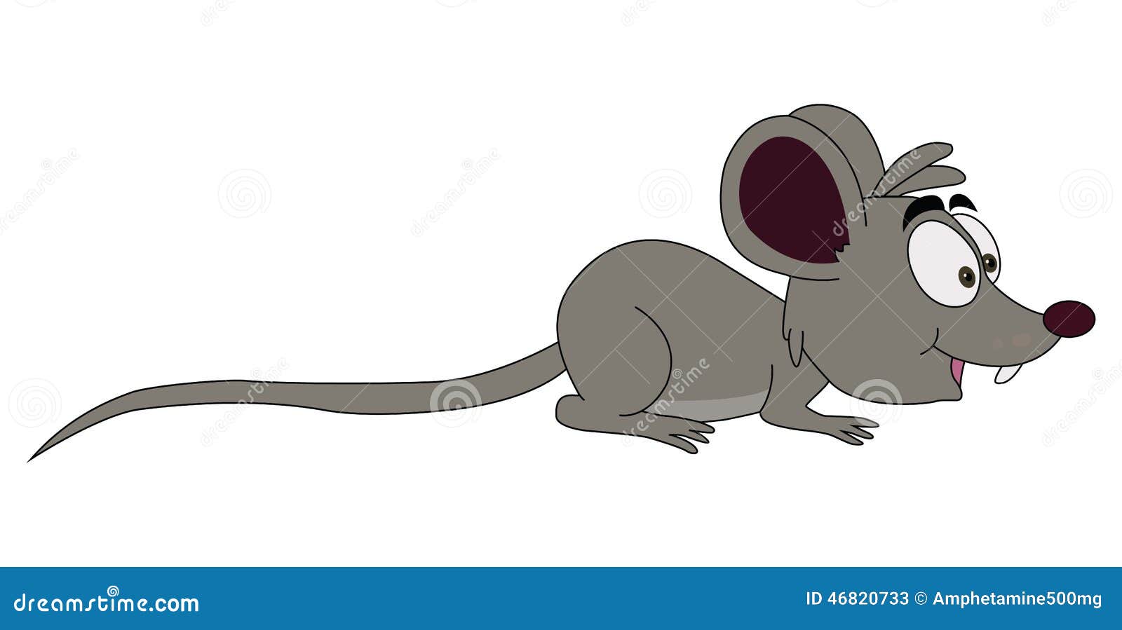 Gray Mouse stock vector. Illustration of pest, rodent - 46820733