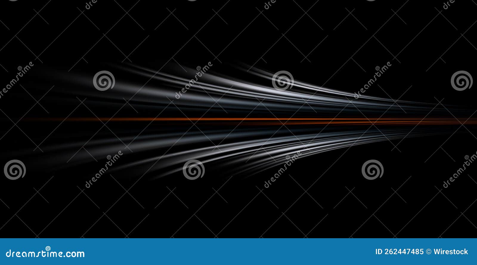 Gray and Orange Speed Abstract Technology Background Stock Illustration ...