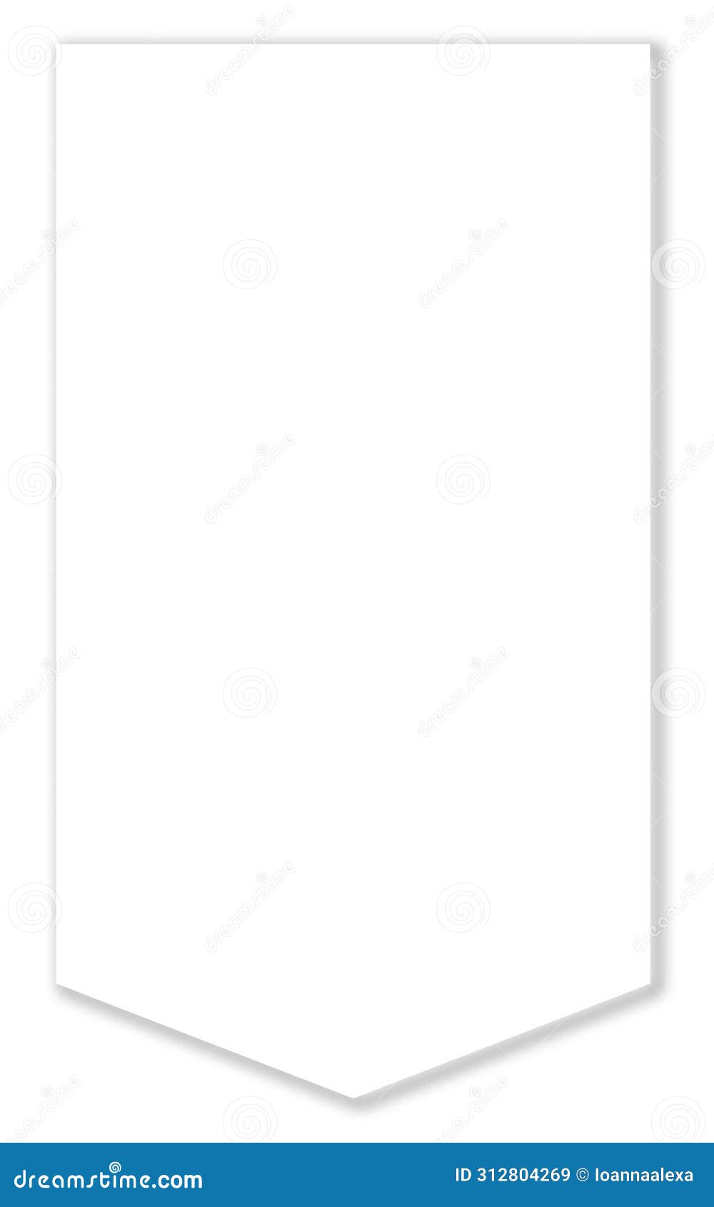 Gray Outer Shadow in the Shape of a Rectangular Box with a Sharp Arrow ...