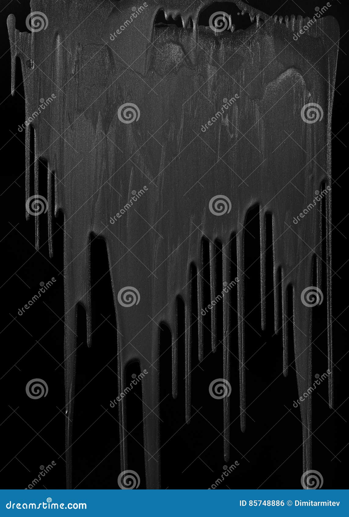 Gray Paint Dripping Isolated Stock Photo - Image of dimension, pour ...