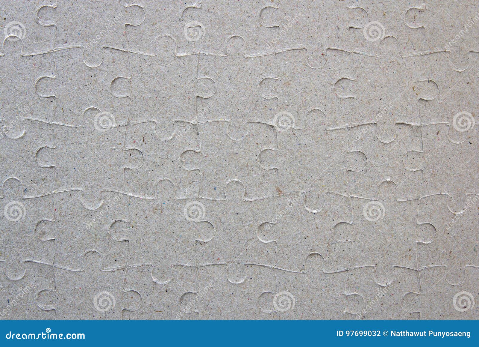Paper Jigsaw Puzle In Box Isolated Royalty-Free Stock Photo ...