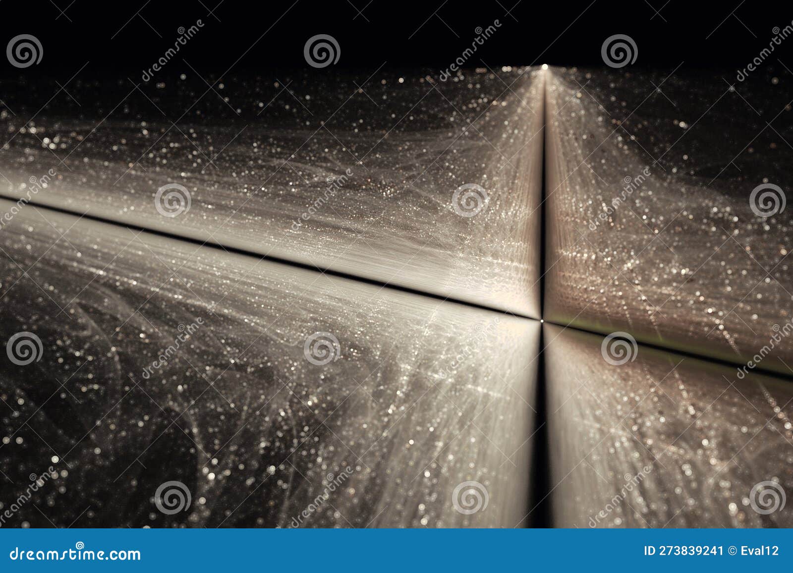 Gray Pattern of Curved Wave Corners on a Black Background. Stock Image ...