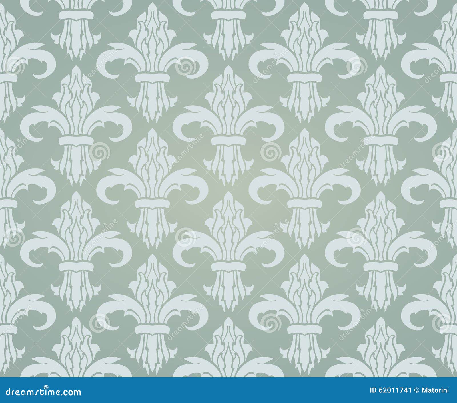 Gray pattern with damask. stock vector. Illustration of abstract - 62011741