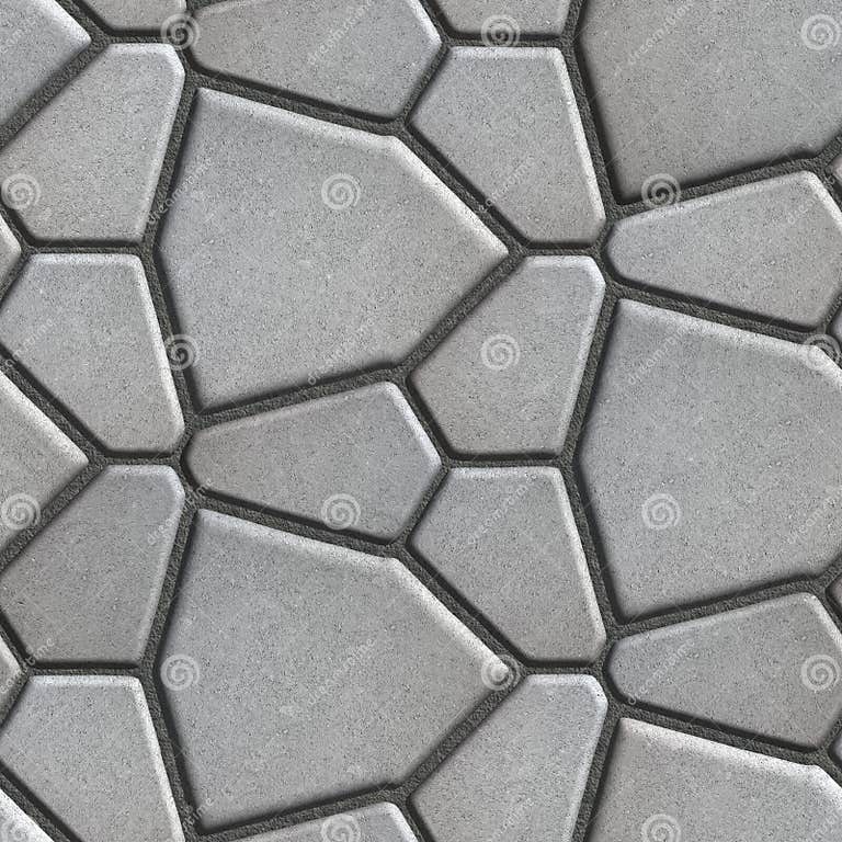 Gray Pavement - Different Size of Polygons Stock Photo - Image of floor ...