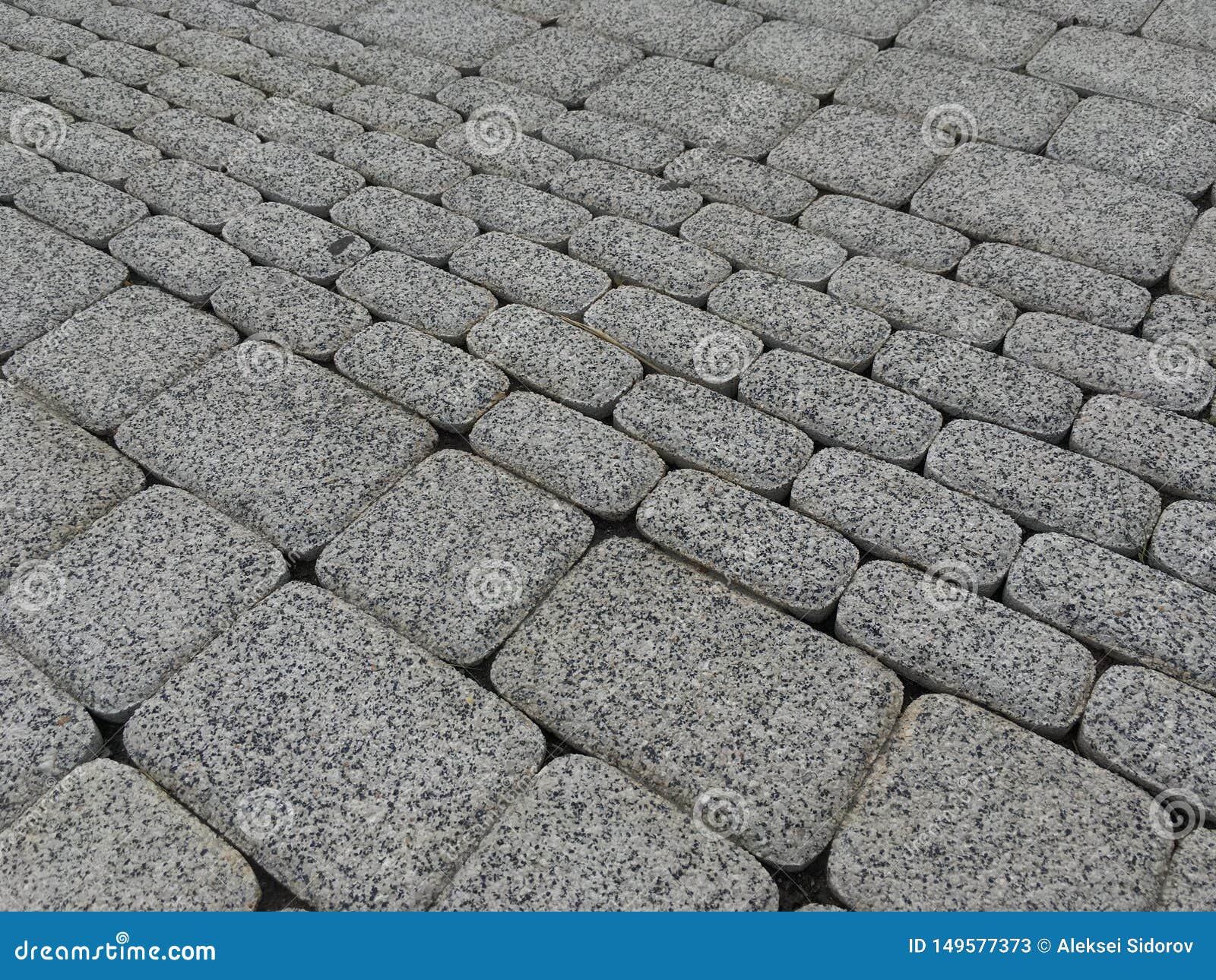 Gray Pavement Laid on the Sidewalk. Stock Image - Image of cobblestone ...