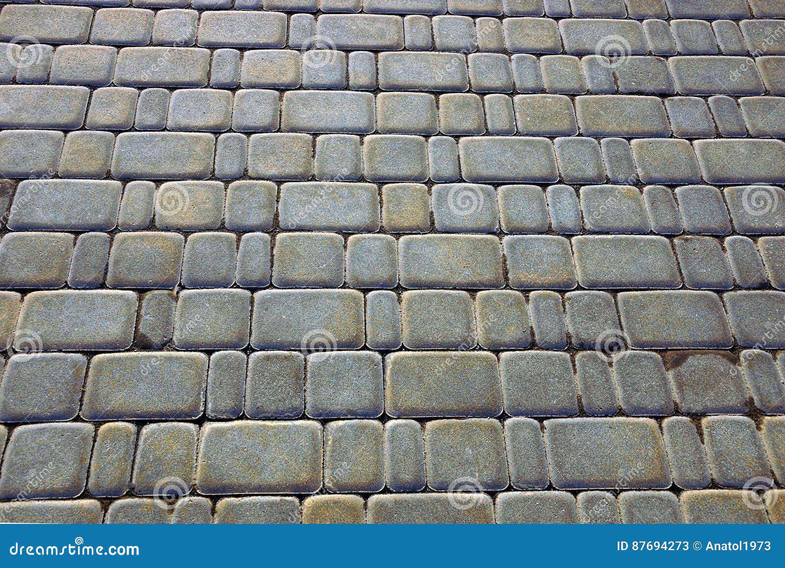 Gray Paving Slabs on the Road Stock Image - Image of rock, architecture ...