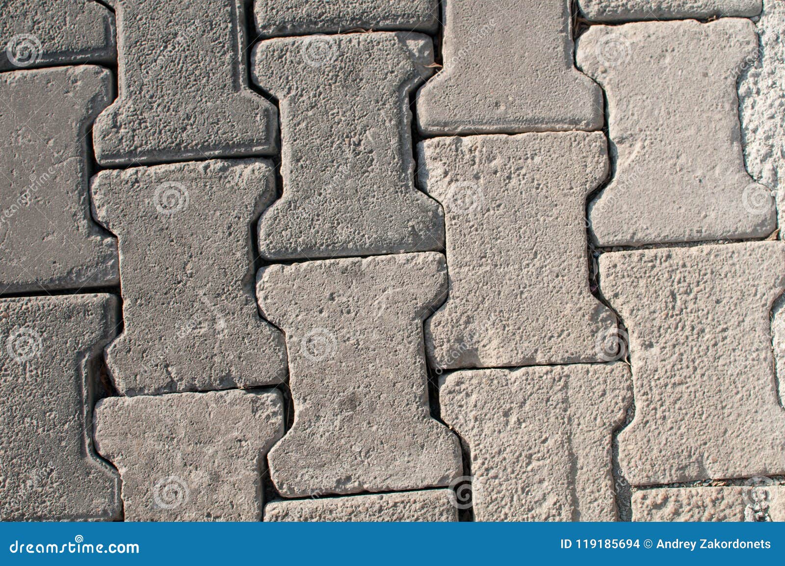 Gray Paving Slabs, Sidewalk Coverage. Seamless Tileable Texture. Stock ...