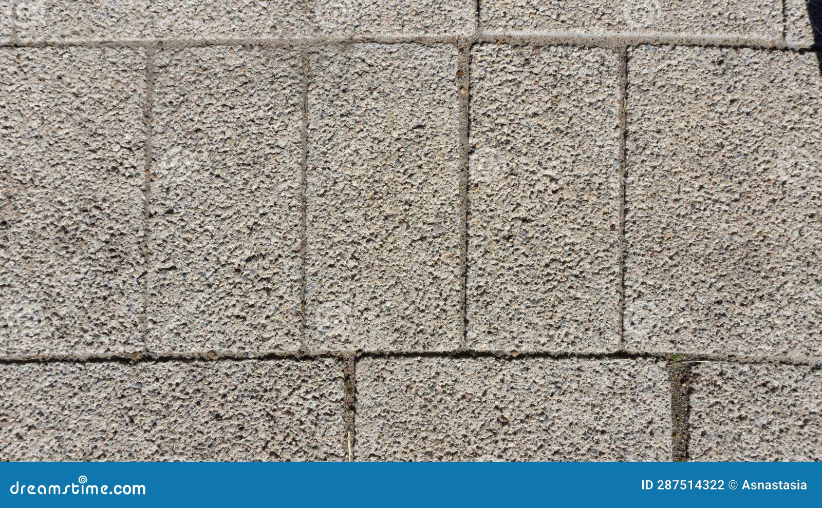 Gray Paving Stones with Large Rectangular Elements. Close Photo. Stock ...