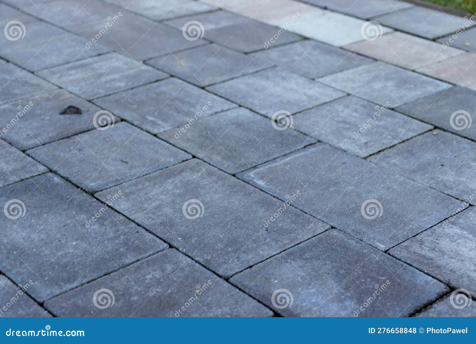 Gray Paving Stones Road. Paving Surface Road Stock Photo - Image of ...