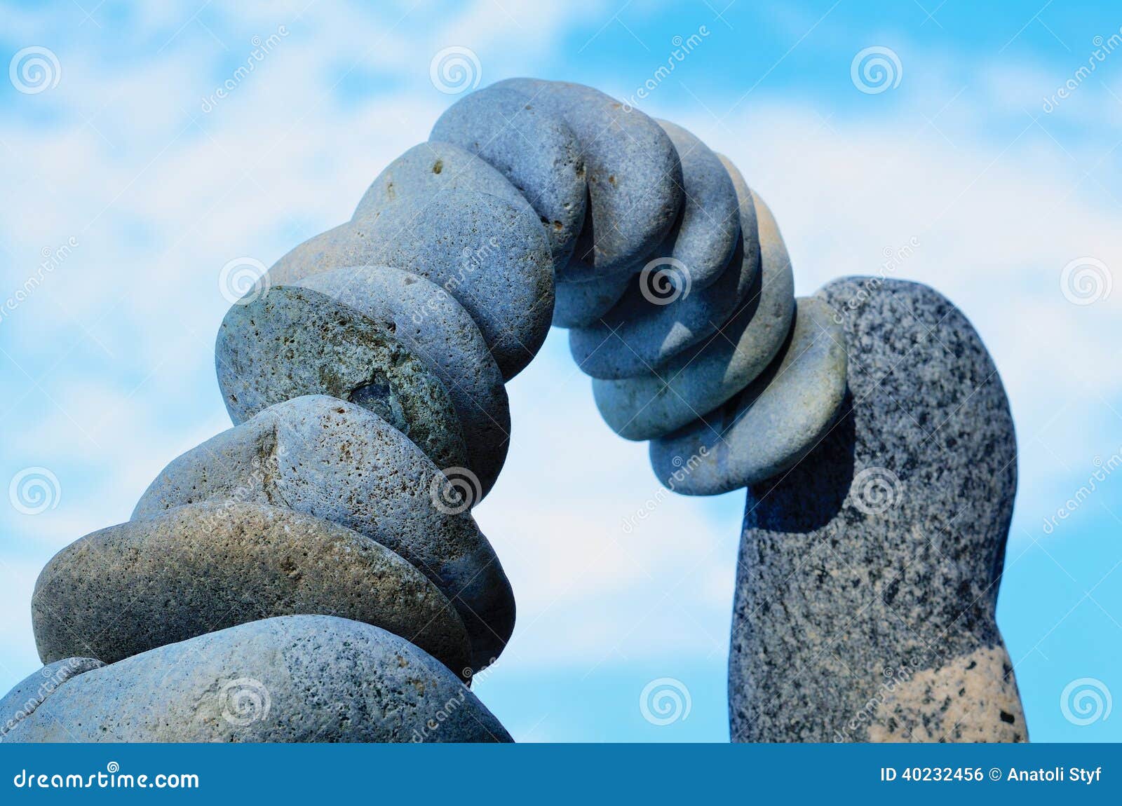 Gray pebbles stock photo. Image of meditation, compound - 40232456