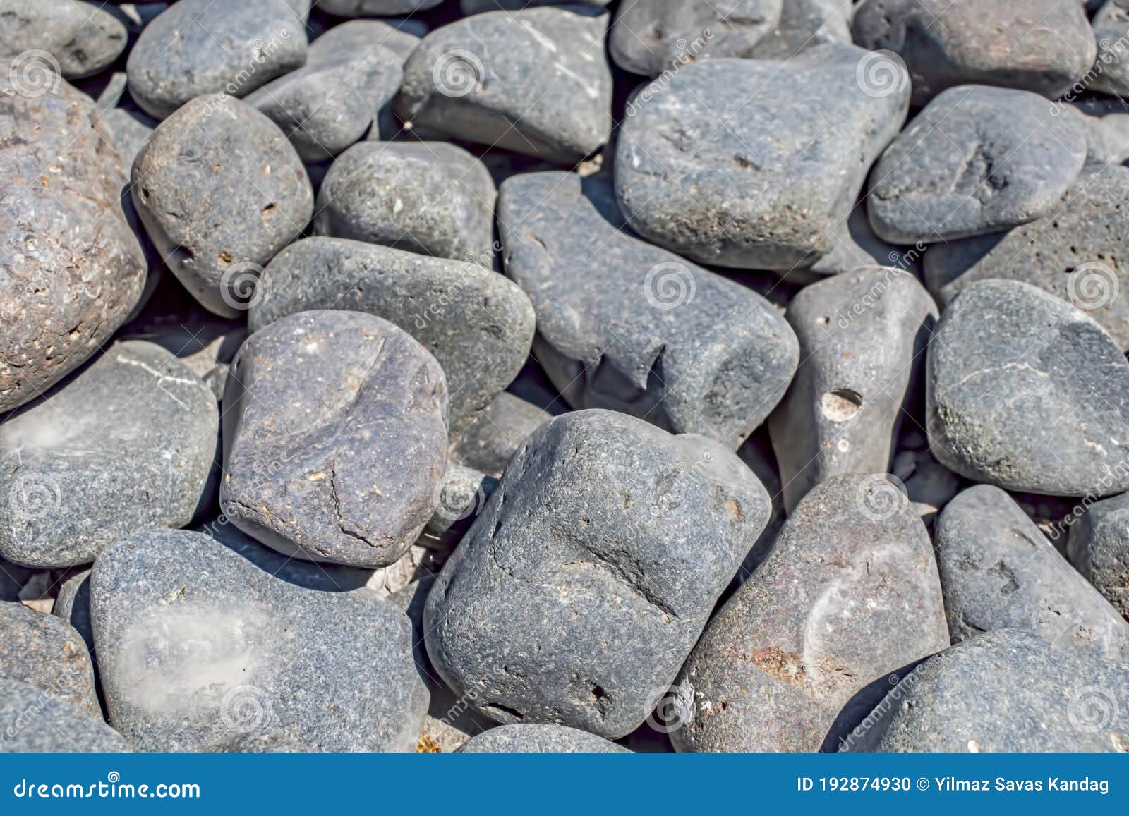 Gray Pebbles for Background Stock Photo - Image of detail, garden ...
