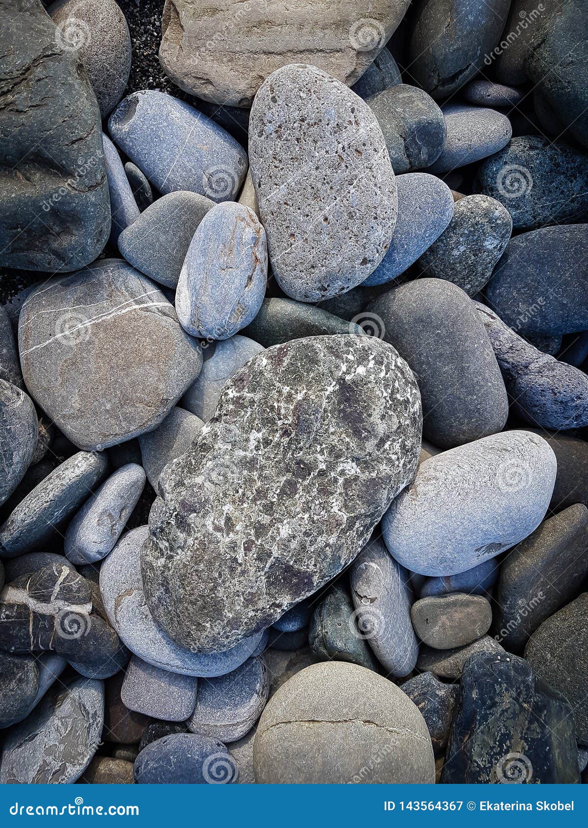Gray Pebbles Closeup, Textured Background, Stone Texture Stock Image ...