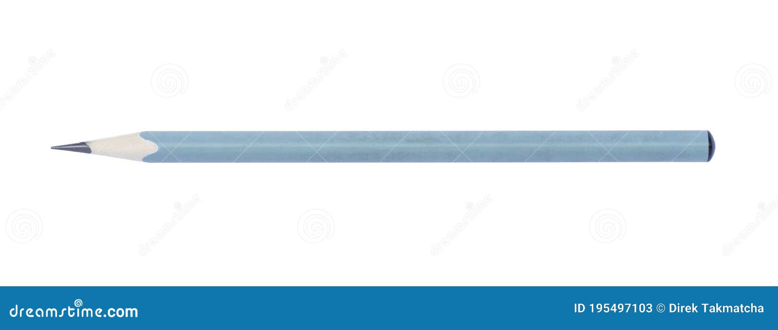 Gray pencil isolated stock image. Image of wooden, write - 195497103